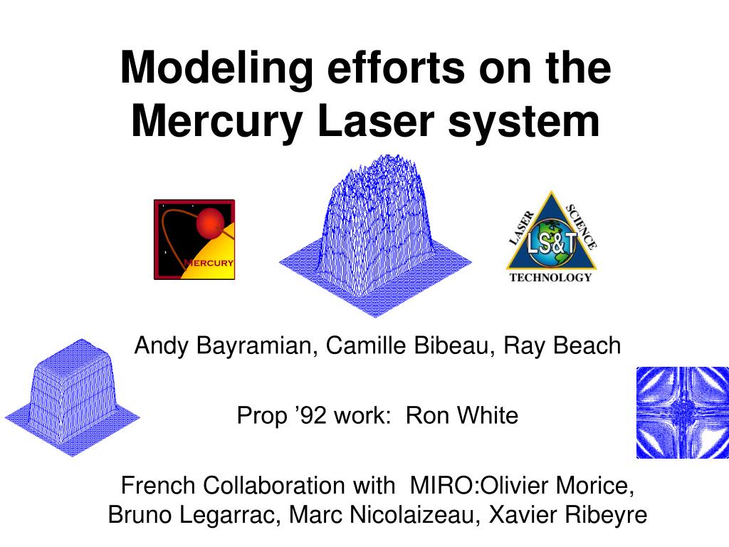 PPT - Modeling efforts on the Mercury Laser system PowerPoint ...