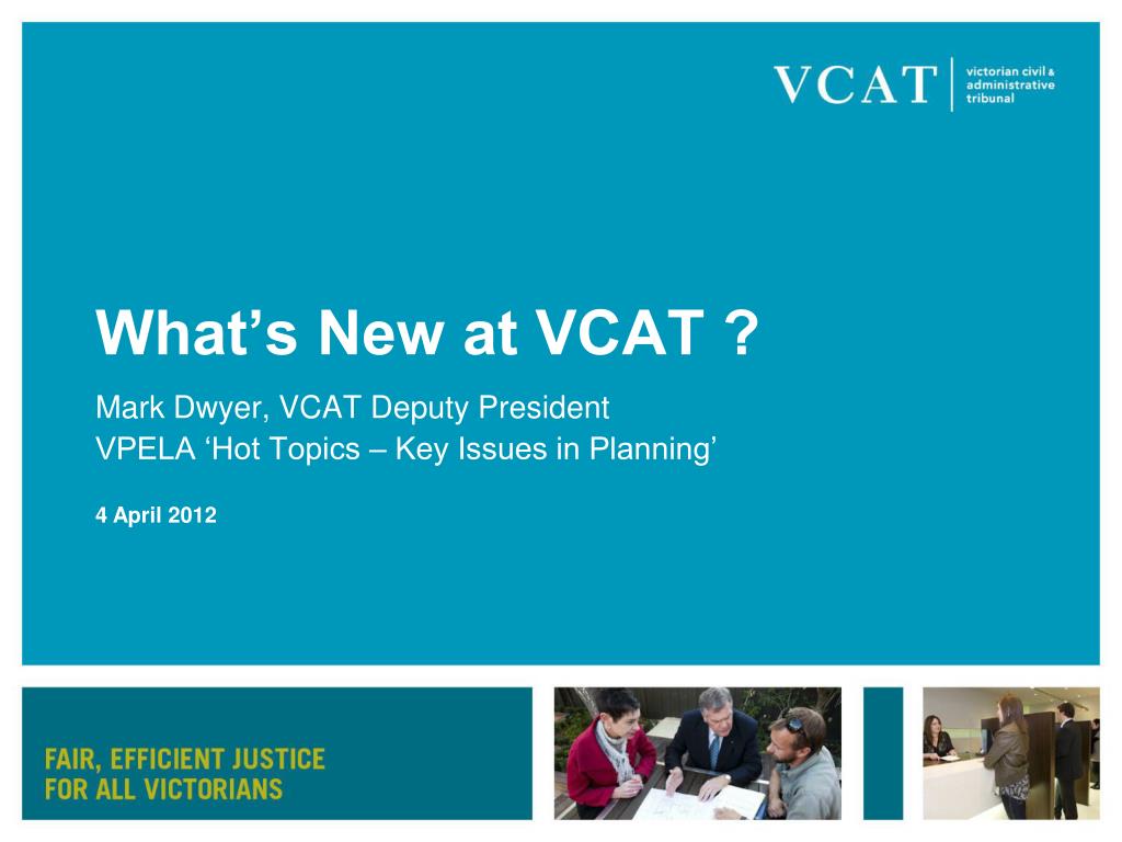 PPT - What’s New at VCAT ? PowerPoint Presentation, free download - ID ...