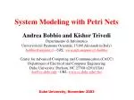 PPT - Hybrid Petri Nets: Stochastic and Deterministic Modeling for Power Systems PowerPoint ...