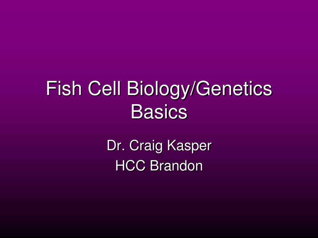 PPT - Fish Cell Biology/Genetics Basics PowerPoint Presentation, free ...