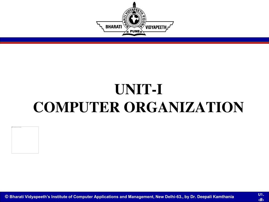 PPT - UNIT-I COMPUTER ORGANIZATION PowerPoint Presentation, free ...