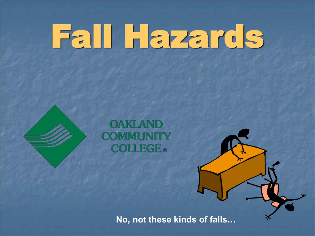 PPT - Fall Hazards PowerPoint Presentation, free download - ID:4619522