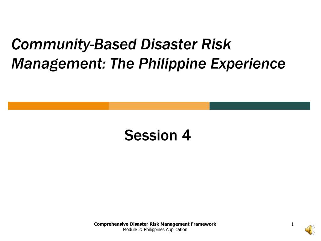 PPT - Community-Based Disaster Risk Management: The Philippine ...