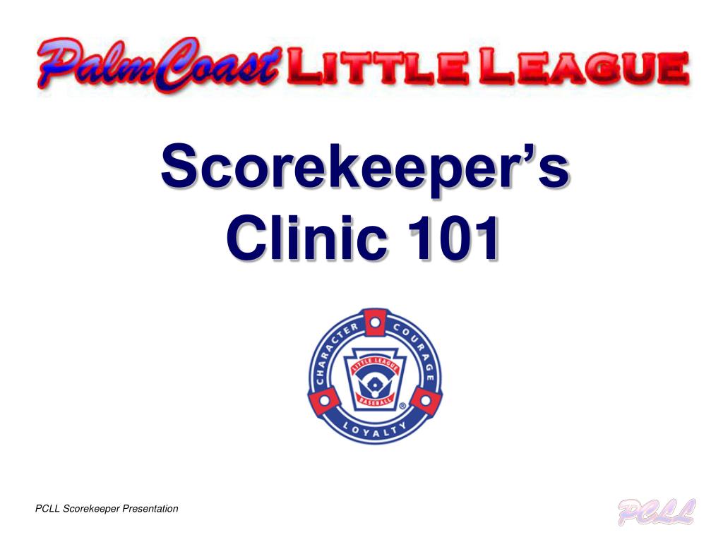 PPT - Baseball Scorekeeper’s Clinic PowerPoint Presentation, free ...