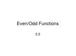 PPT - Even and odd functions PowerPoint Presentation, free download - ID:6913252