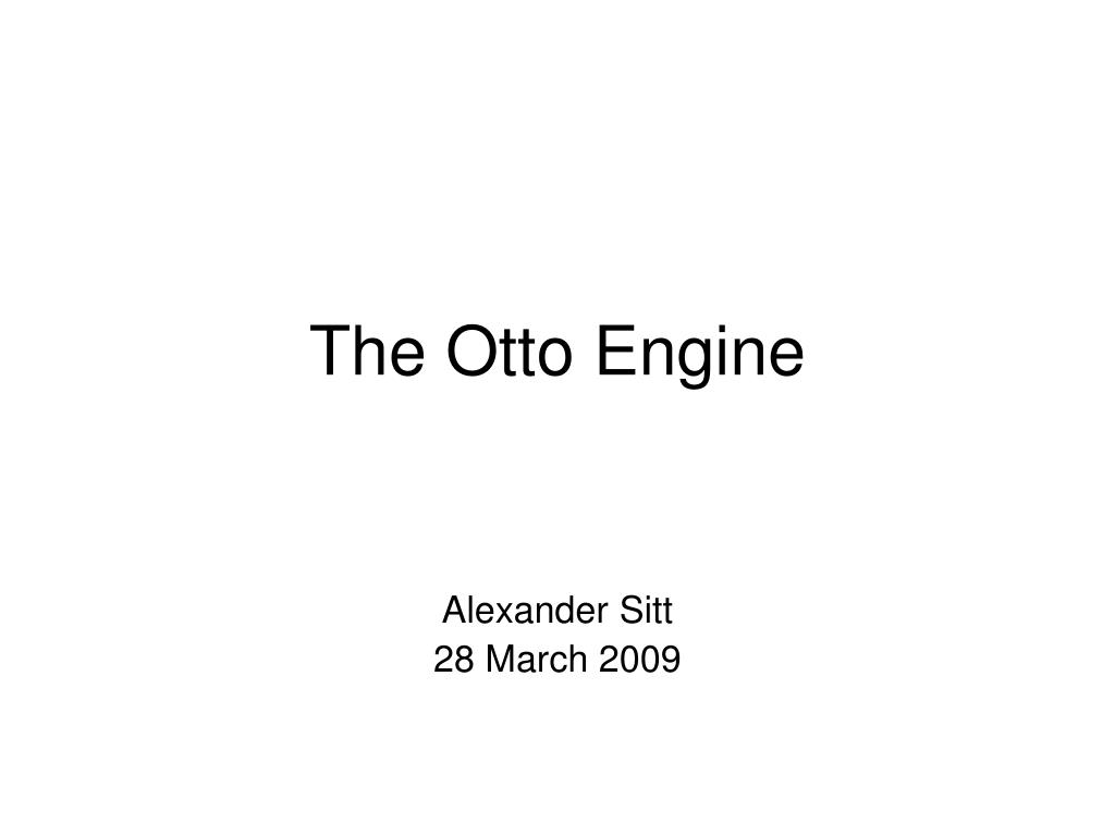 PPT - The Otto Engine PowerPoint Presentation, free download - ID:4623097