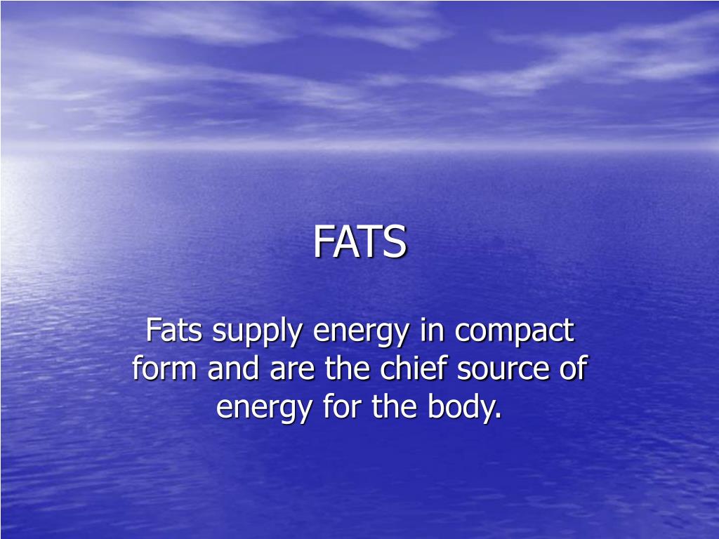 PPT - FATS PowerPoint Presentation, free download - ID:4624074