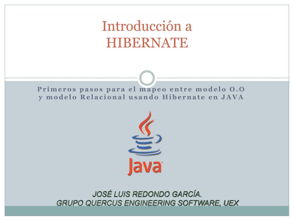 PPT - Introducción a HIBERNATE PowerPoint Presentation, free download ...