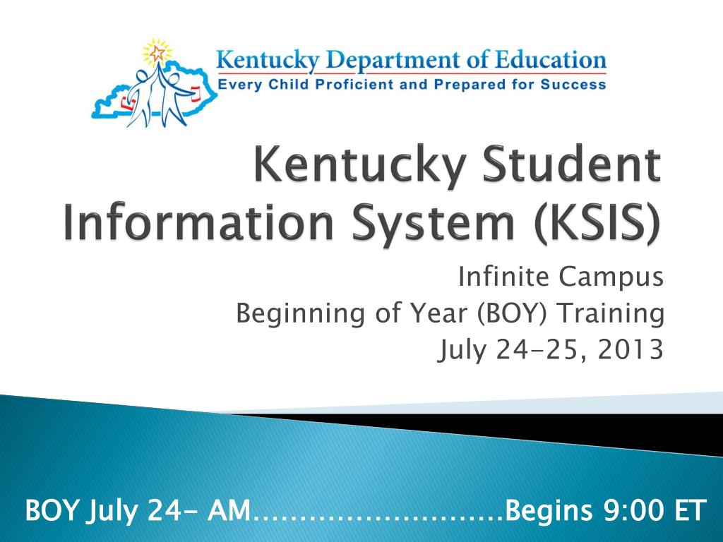 PPT - Kentucky Student Information System (KSIS) PowerPoint ...