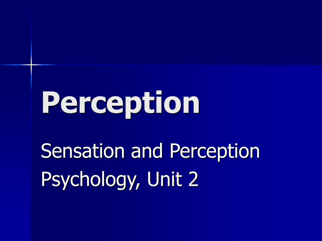 PPT - Perception PowerPoint Presentation, free download - ID:4626928