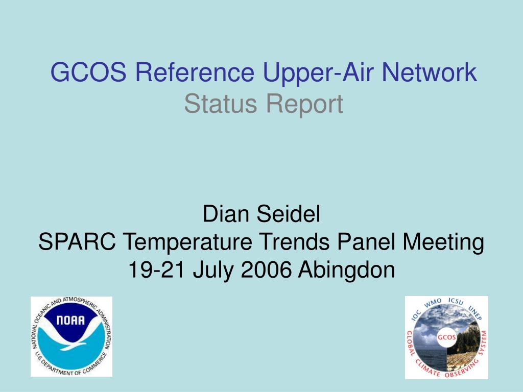 PPT - GCOS Reference Upper-Air Network Status Report PowerPoint ...