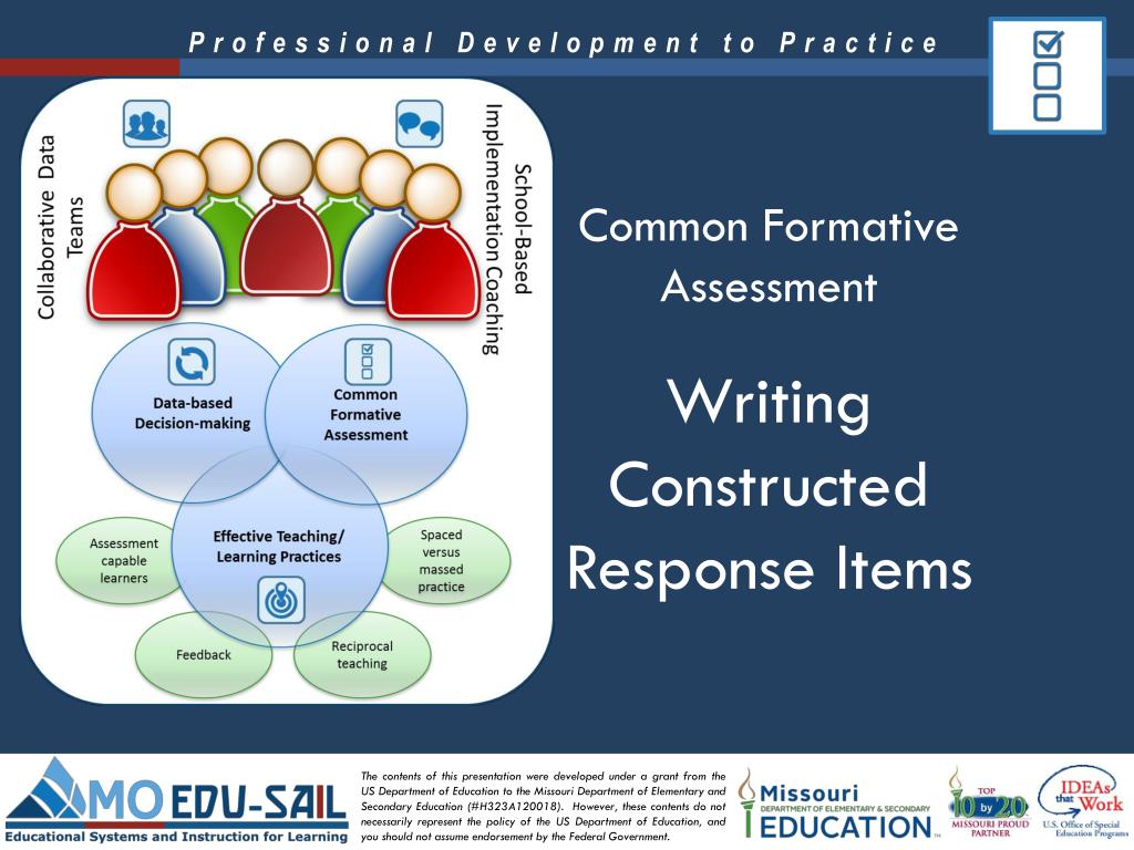 PPT - Writing Constructed Response Items PowerPoint Presentation, free ...