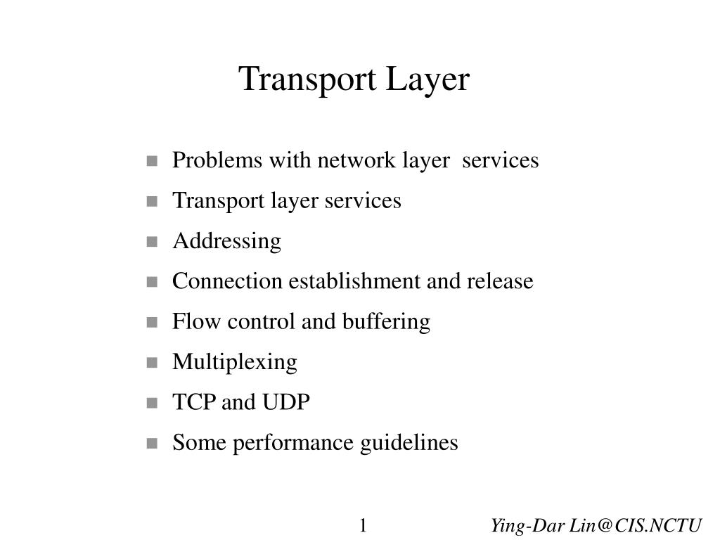 PPT - Transport Layer PowerPoint Presentation, free download - ID:4632529