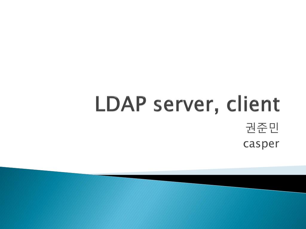 PPT - LDAP server, client PowerPoint Presentation, free download - ID ...