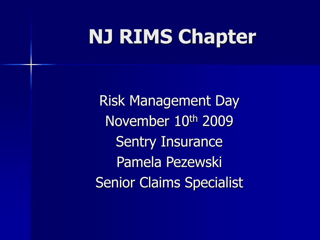 PPT - NJ RIMS Chapter PowerPoint Presentation, free download - ID:4635162
