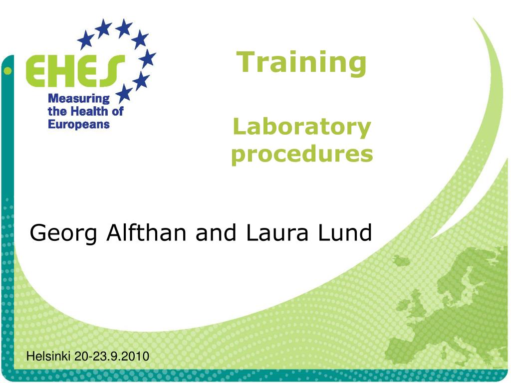 PPT - Training Laboratory procedures PowerPoint Presentation, free ...