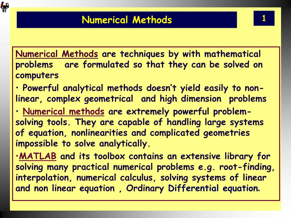 PPT - Numerical Methods PowerPoint Presentation, free download - ID:4637071