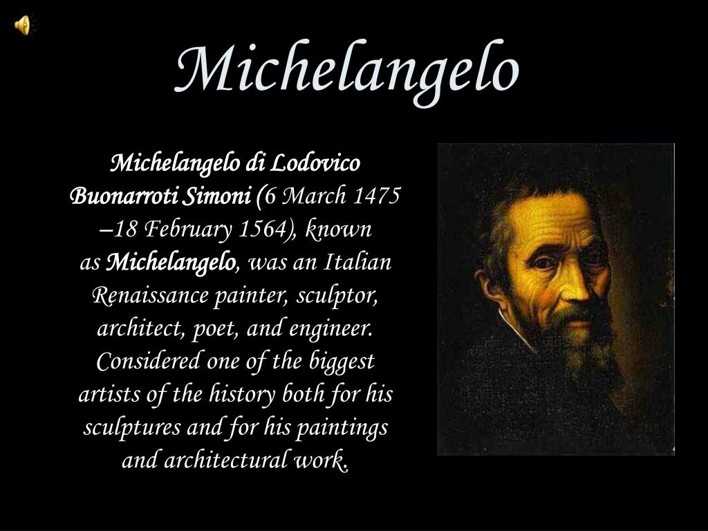 PPT - Michelangelo PowerPoint Presentation, free download - ID:4638793
