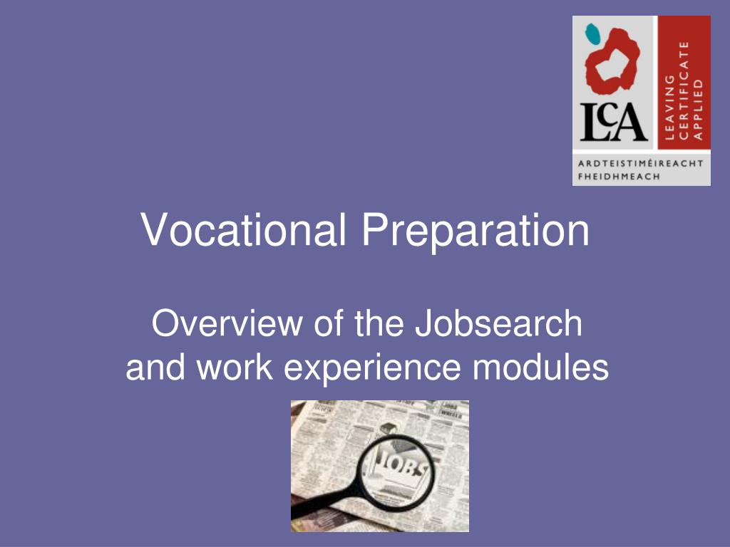 PPT - Vocational Preparation PowerPoint Presentation, free download ...