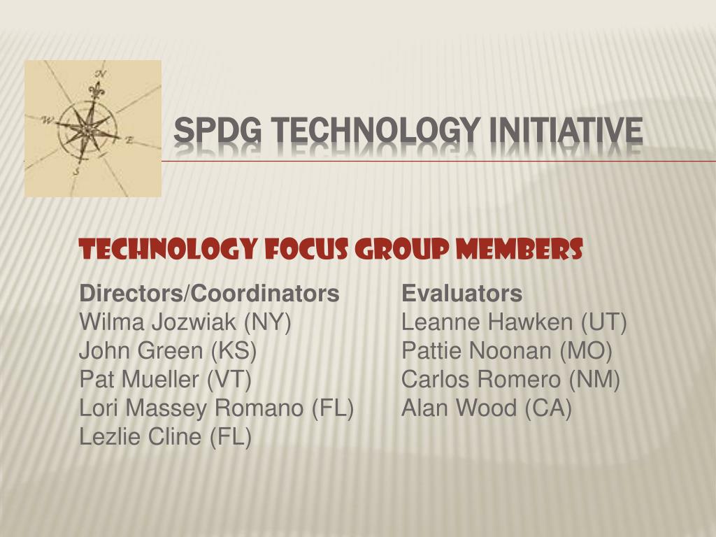 PPT - SPDG Technology Initiative PowerPoint Presentation, free download ...