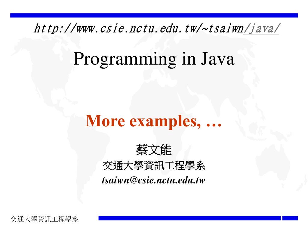 PPT - Programming in Java PowerPoint Presentation, free download - ID ...