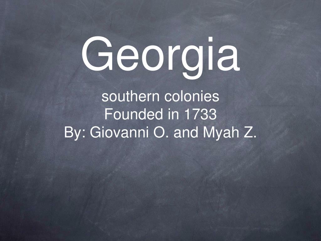 PPT - Georgia PowerPoint Presentation, free download - ID:4640546
