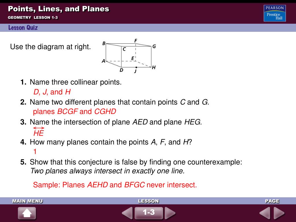 PPT - Points, Lines, and Planes PowerPoint Presentation, free download ...