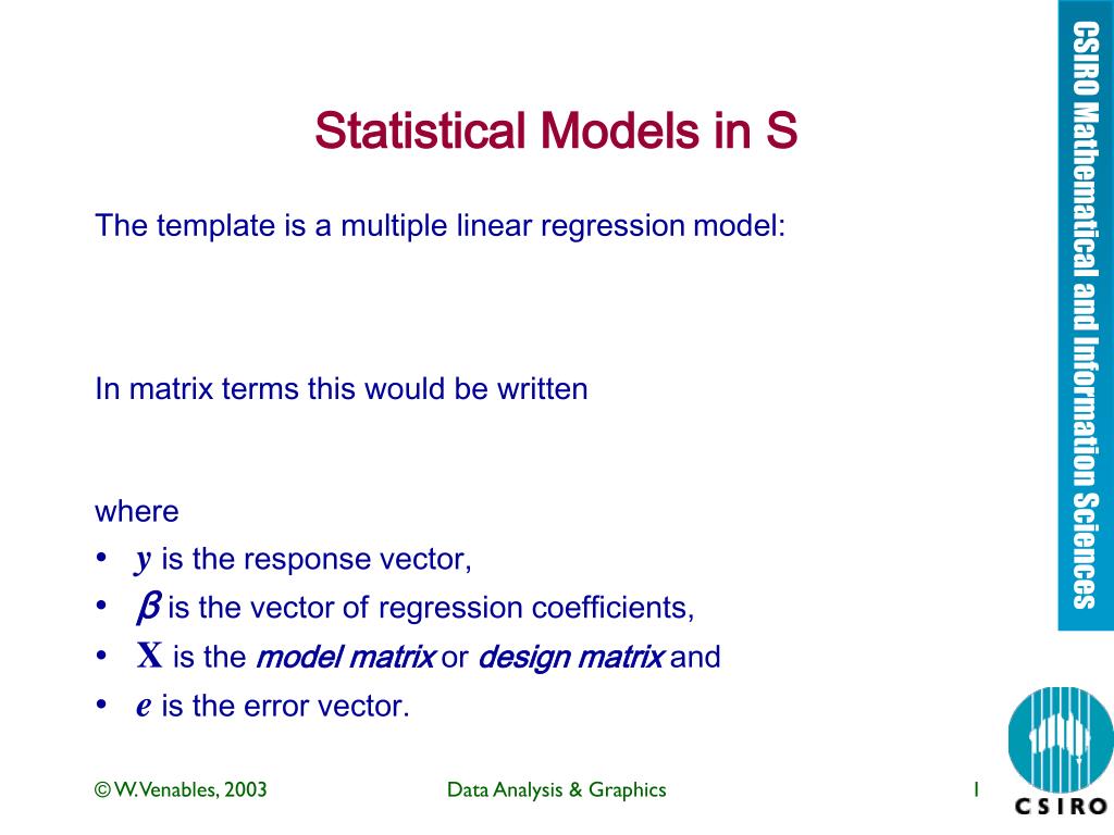 PPT - Statistical Models in S PowerPoint Presentation, free download ...
