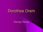 PPT - Nursing Theorist: Dorothea Orem Self-Care Deficit Theory ...