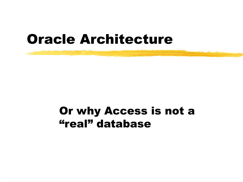 PPT - Oracle Architecture PowerPoint Presentation, free download - ID ...