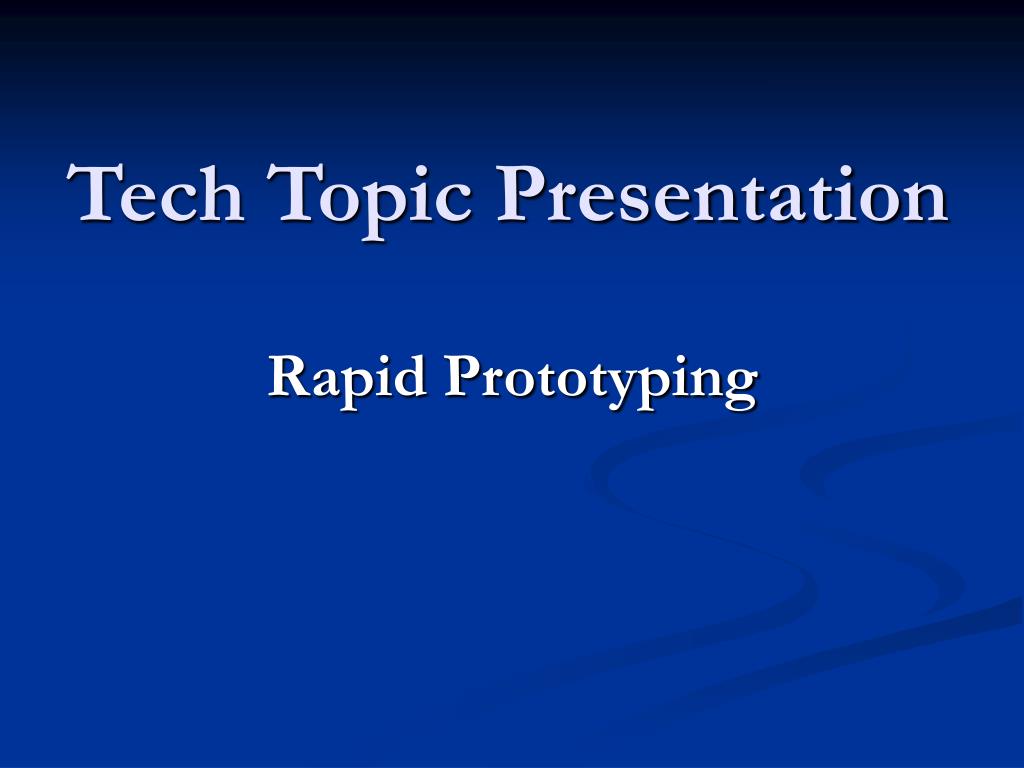 PPT - Tech Topic Presentation PowerPoint Presentation, free download ...