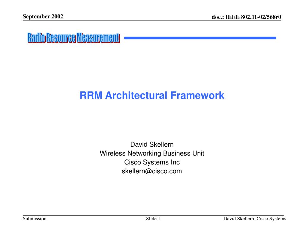 PPT - RRM Architectural Framework PowerPoint Presentation, free ...