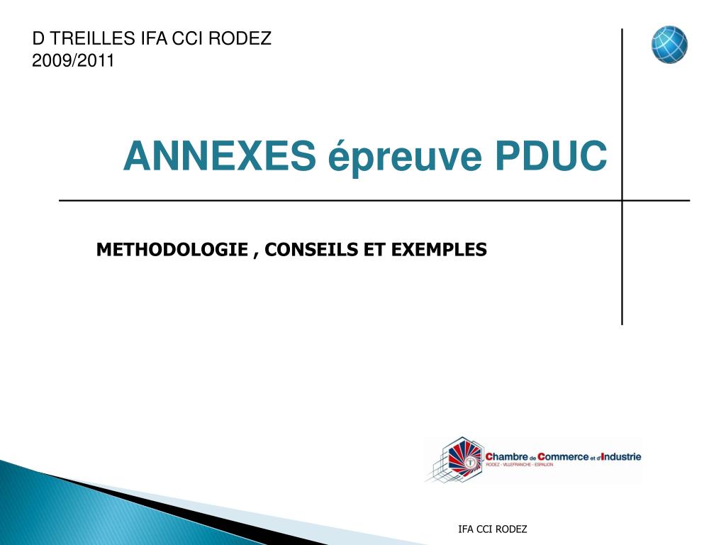 PPT - ANNEXES épreuve PDUC PowerPoint Presentation, free download - ID ...
