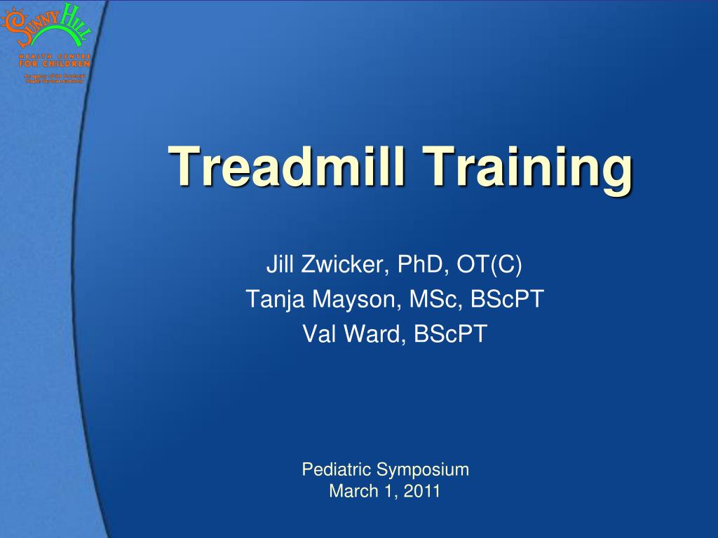 PPT - Treadmill Training PowerPoint Presentation, free download - ID ...