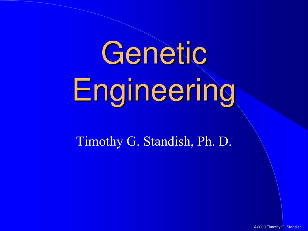 PPT - Genetic Engineering PowerPoint Presentation, free download - ID ...