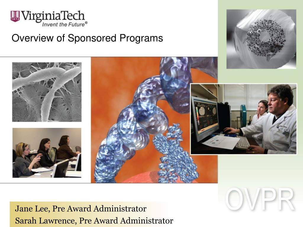 PPT - Overview of Sponsored Programs PowerPoint Presentation, free ...