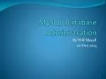 PPT - Python MySQL - Create Database PowerPoint Presentation, free download - ID:11092097