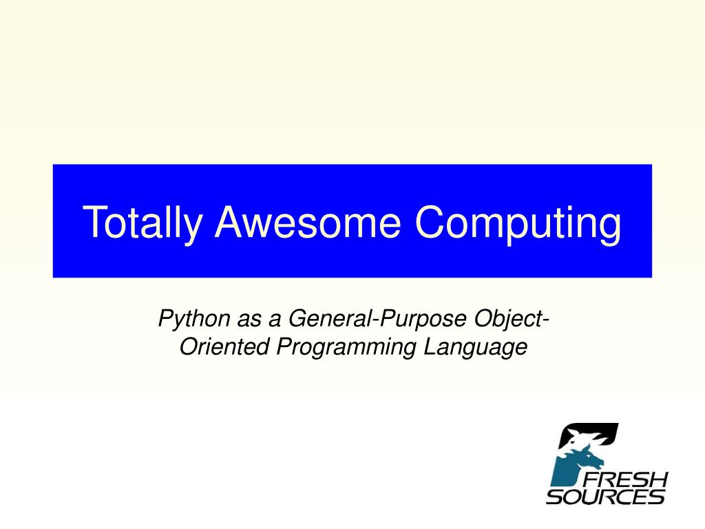 PPT - Totally Awesome Computing PowerPoint Presentation, free download ...