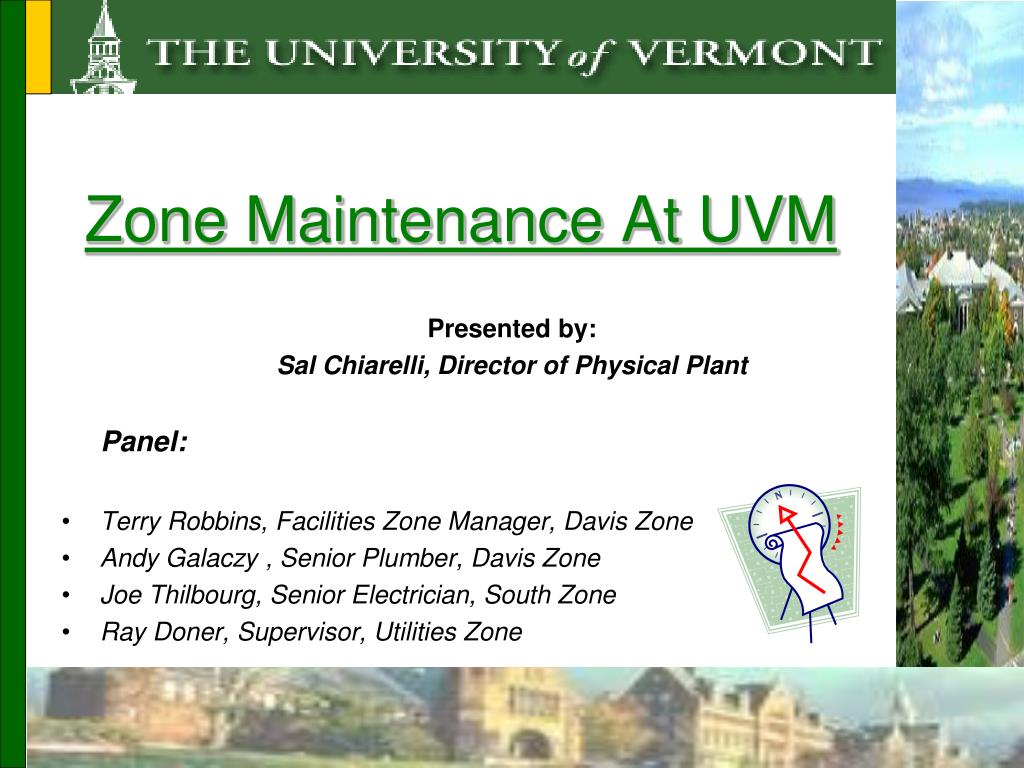 PPT - Zone Maintenance At UVM PowerPoint Presentation, free download - ID:4662112