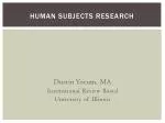 PPT - Ethical Issues in Human Subjects Research PowerPoint Presentation ...