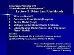 PPT - Urban Land Models PowerPoint Presentation, free download - ID:4698023