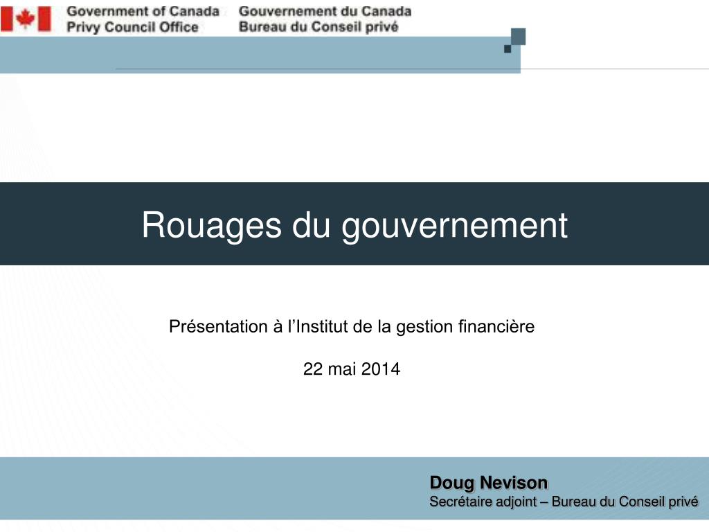 PPT - Rouages du gouvernement PowerPoint Presentation, free download ...