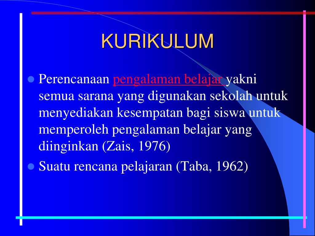 PPT - KURIKULUM PowerPoint Presentation, free download - ID:4669202