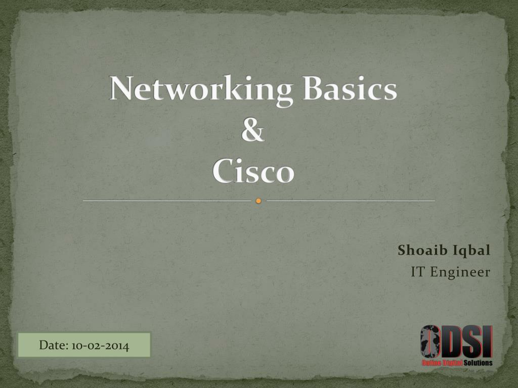 PPT - Networking Basics & Cisco PowerPoint Presentation, free download ...