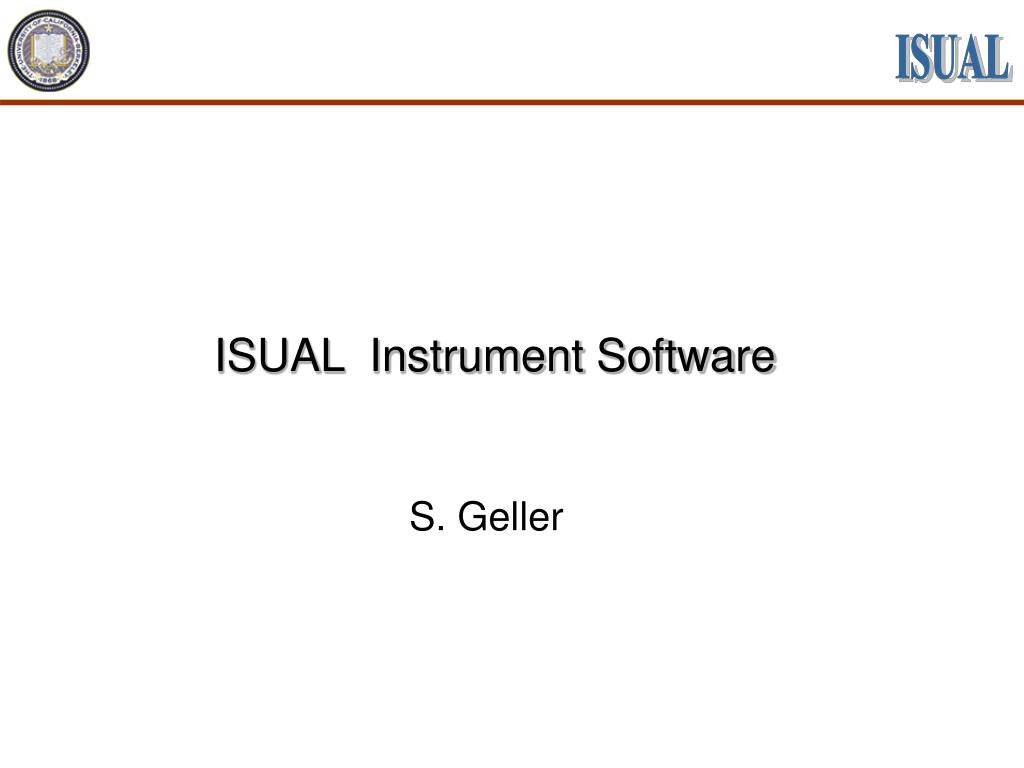 PPT - ISUAL Instrument Software PowerPoint Presentation, free download ...