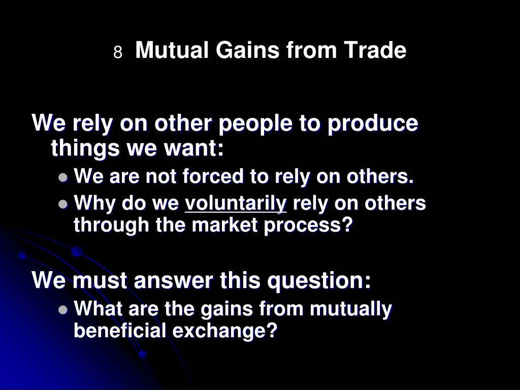 PPT - Understanding Mutual Gains from Trade: Benefits for Consumers and ...