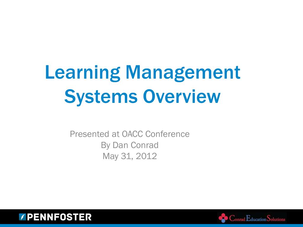 PPT - Learning Management Systems Overview PowerPoint Presentation ...
