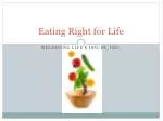 PPT - Chapter 8—Nutrition: Eating for Optimal Health PowerPoint ...