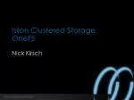 PPT - Isilon Clustered Storage OneFS PowerPoint Presentation, free ...