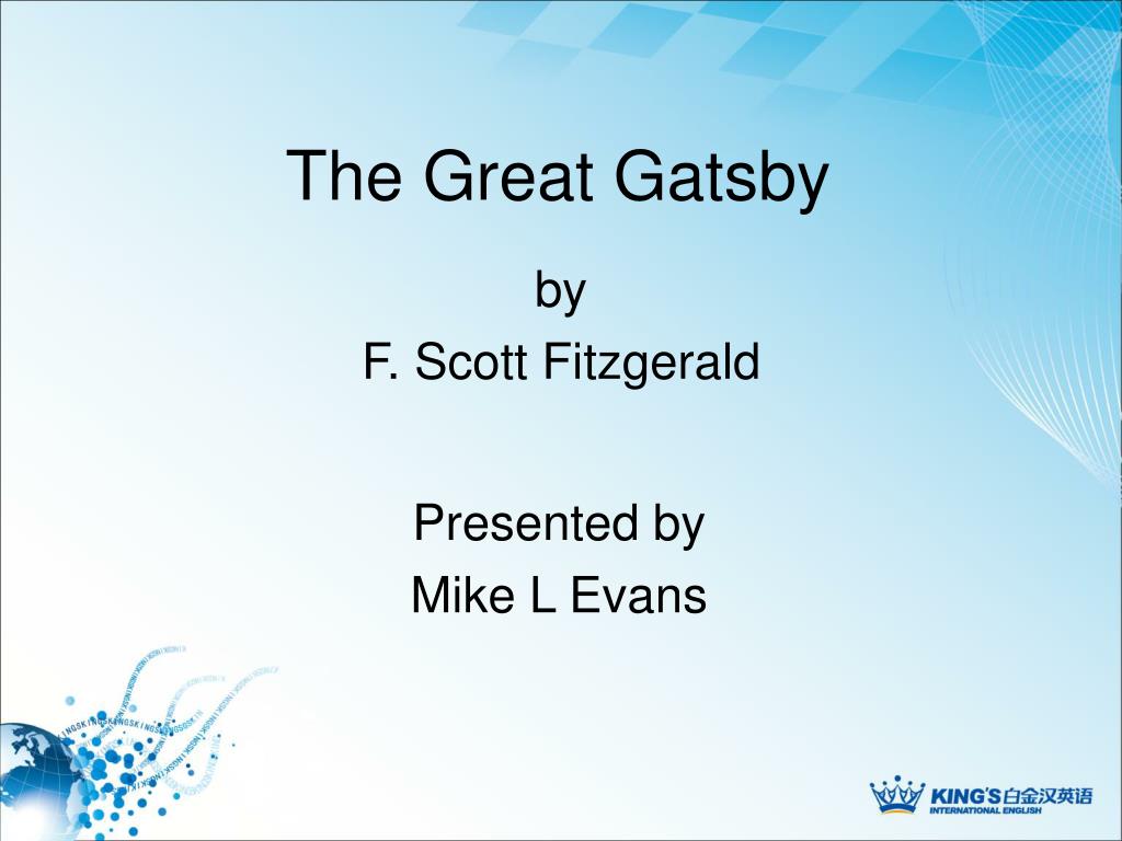 PPT - The Great Gatsby PowerPoint Presentation, free download - ID:4678557